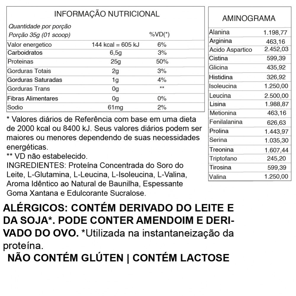 RED LION SUPLEMENTOS - 100% PURE WHEY RED LION 900G - VANILLA